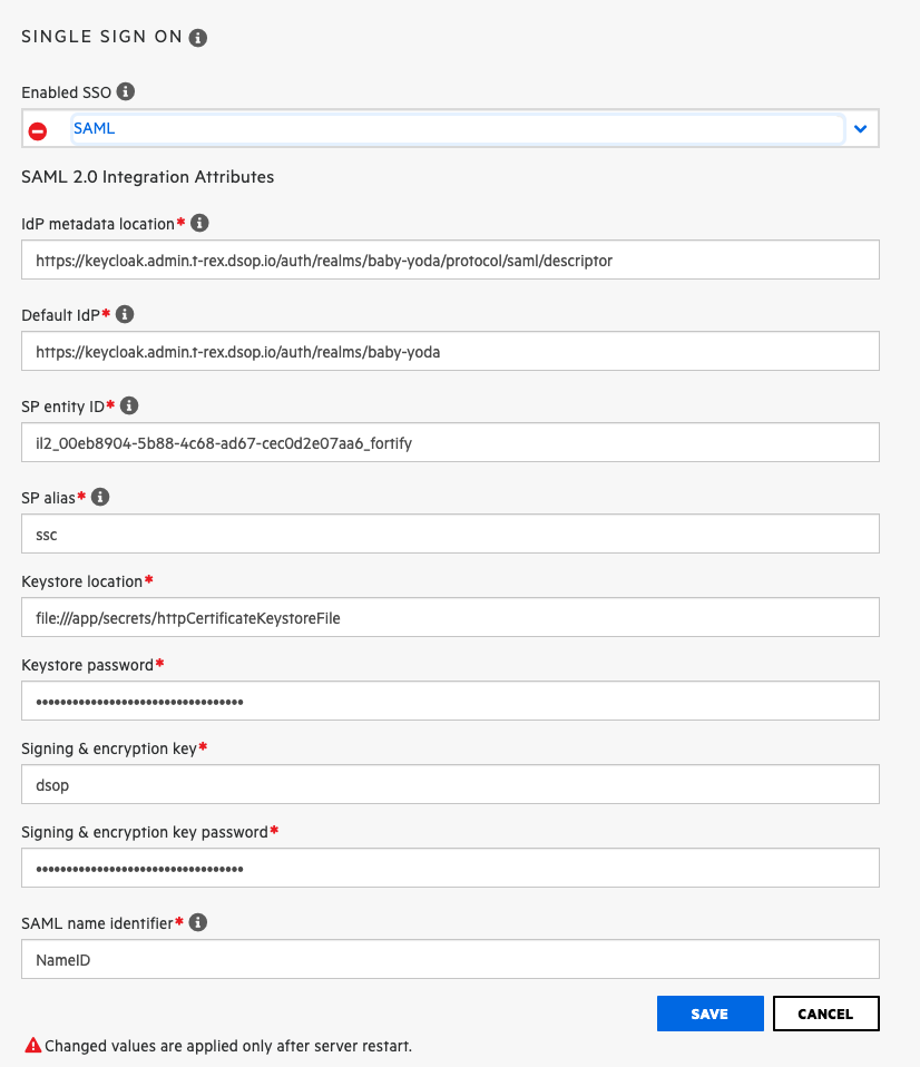 Fortify App - Big Bang Docs