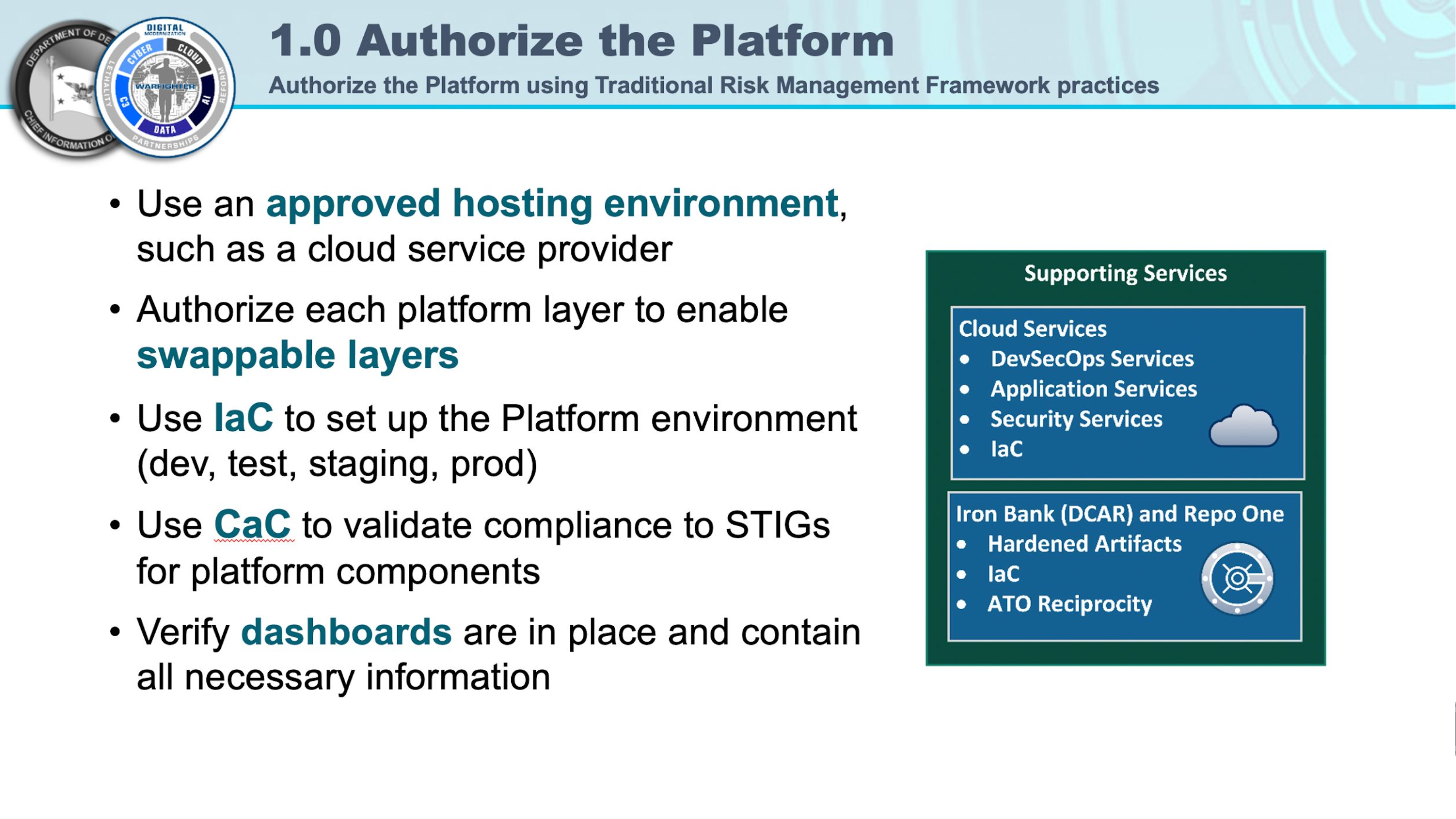 Security in Platform One - Big Bang Docs